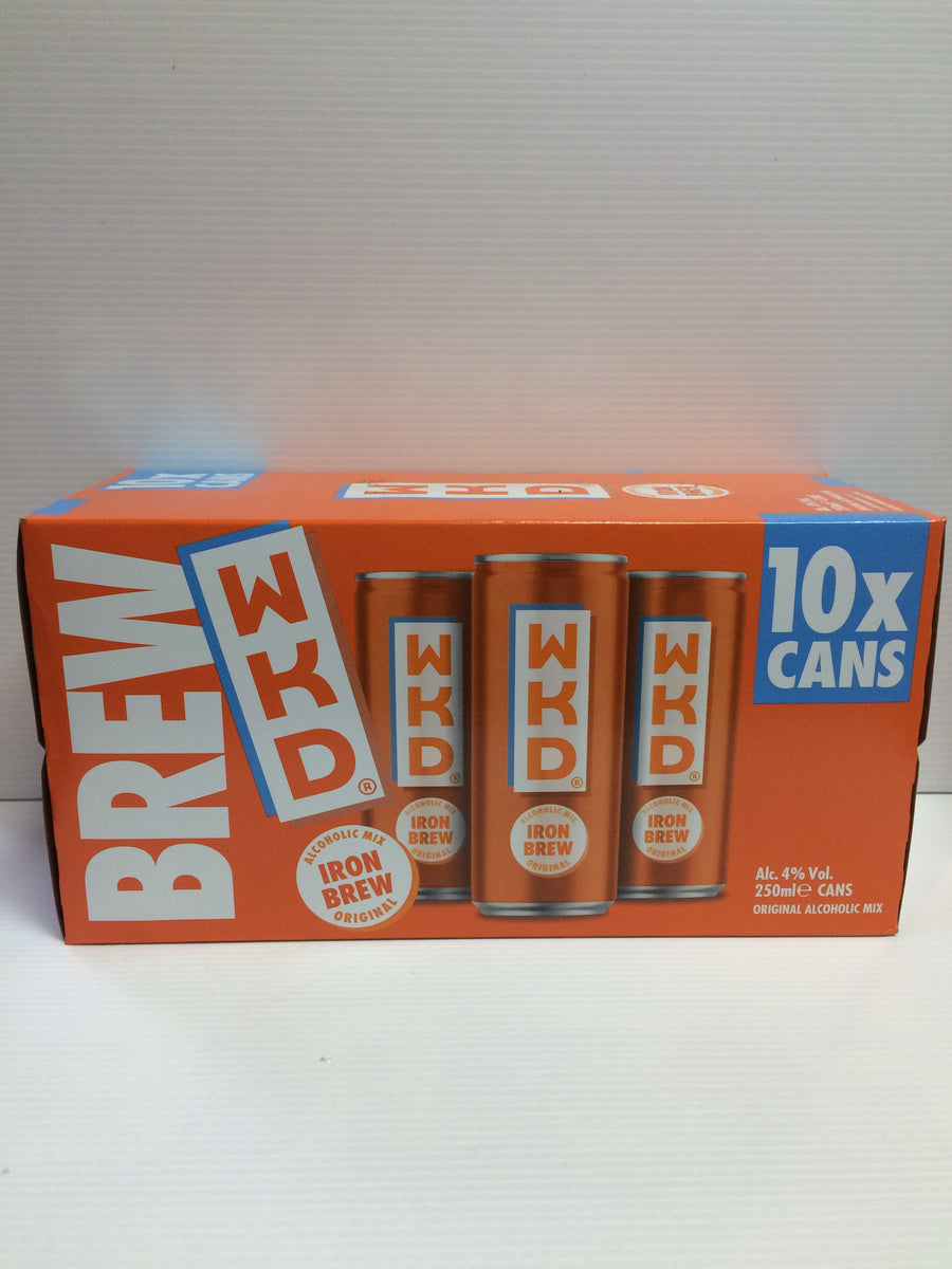 WKD IRON BREW 10X250ML CANS – McBrides, Comber